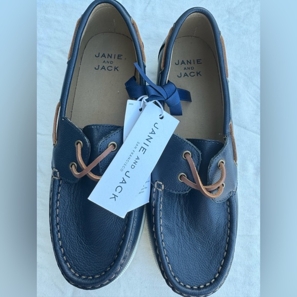 Janie and Jack | Shoes | Nwt Janie And Jack Perforated Boat Shoe | Poshmark